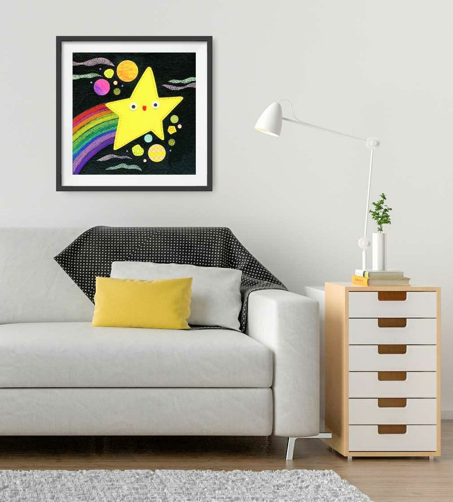 Shooting Rainbow Star Print – Kate Endle