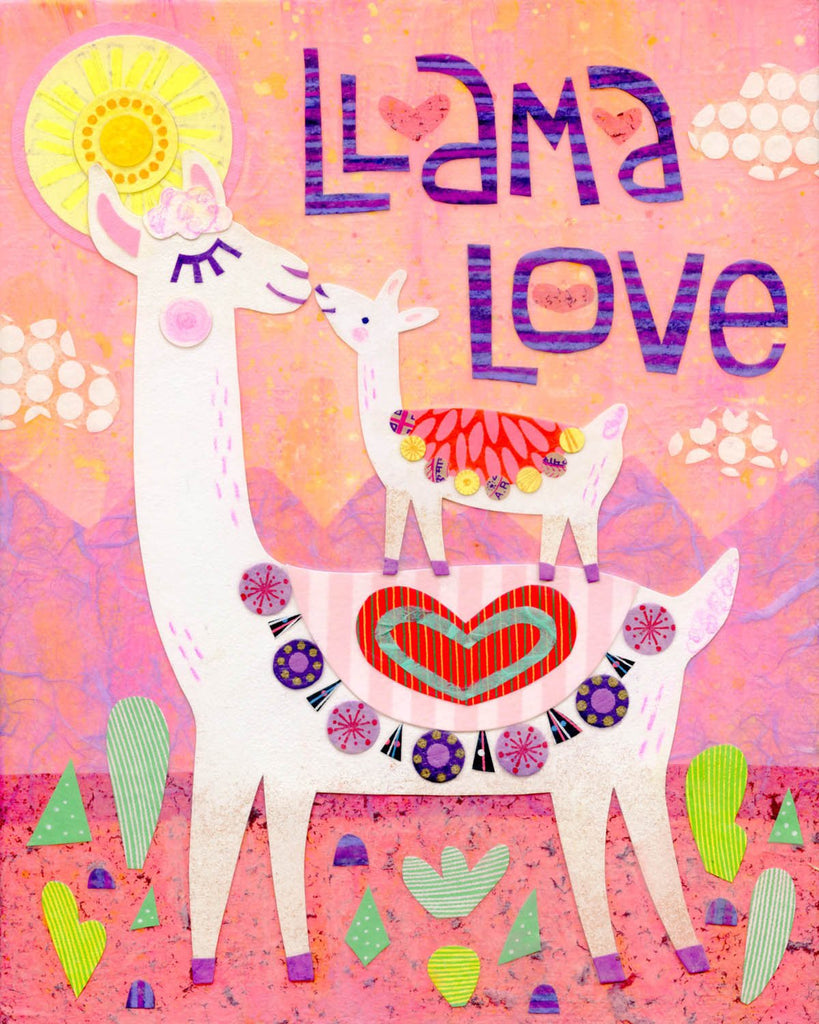 Llama Love Print – Kate Endle