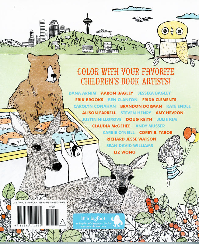 sasquatch coloring book